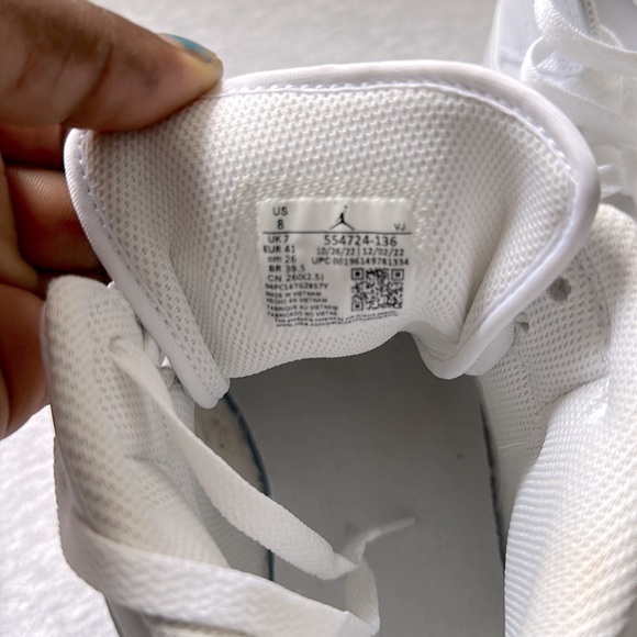 Jordan | Shoes | Jordan Mid Triple White 222 | Poshmark
